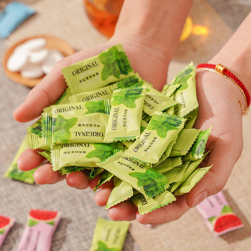 [7.3,000 People Praise] Kissing Sea Salt Sugar-Free Mint Candy Fresh ...