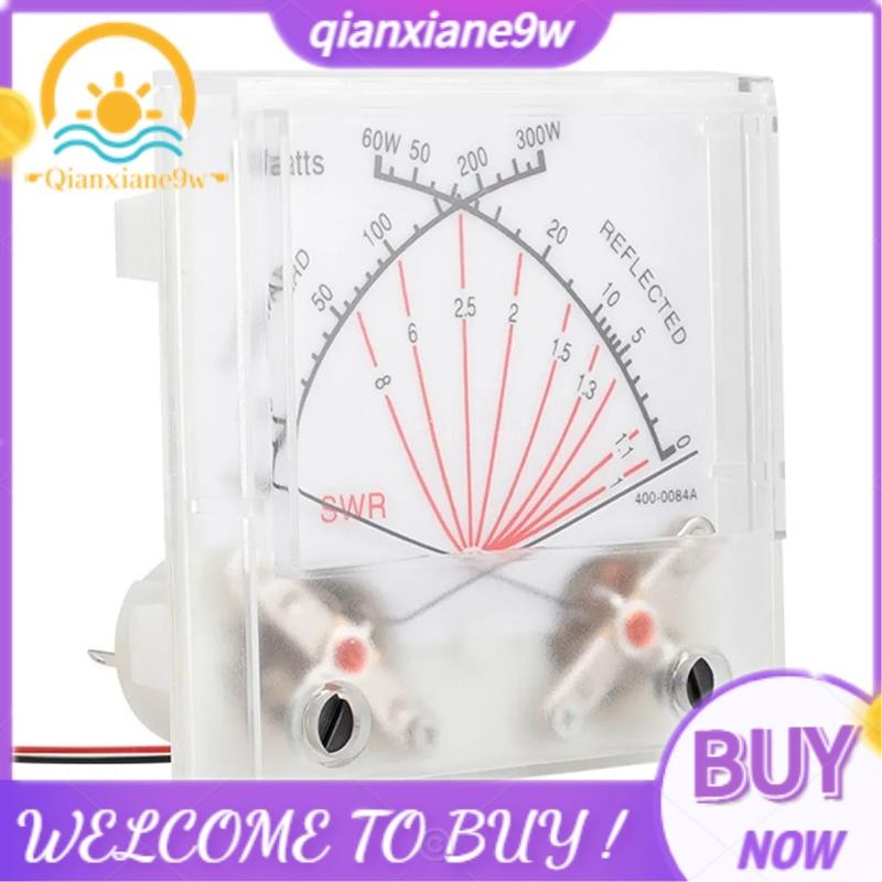 1 PCS Standing Wave Ratio SWR Watt Meter Radio Power Meter Transmitter ...