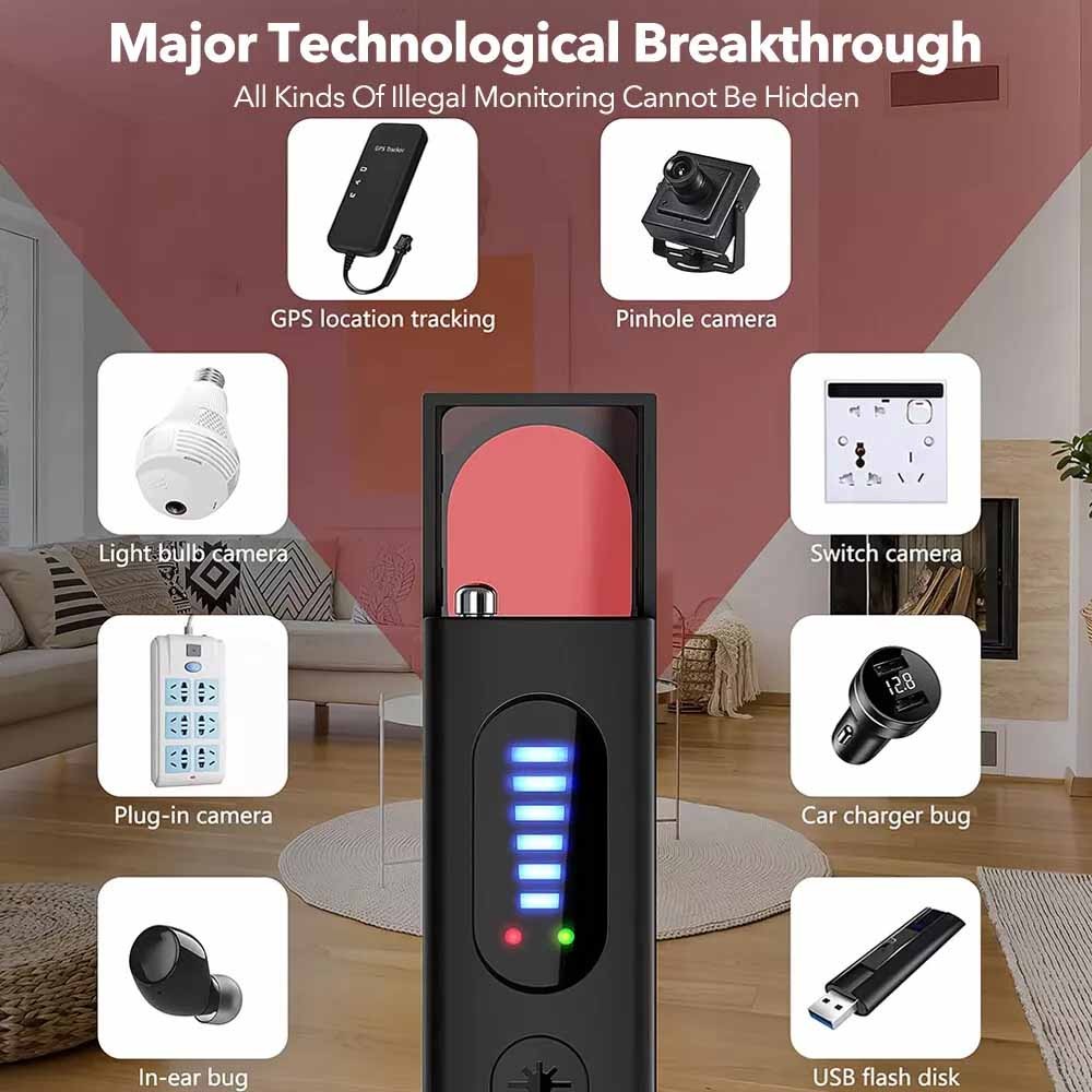 Camera Detector T15 Wireless Hidden Camera Detector GPS Tracker ...