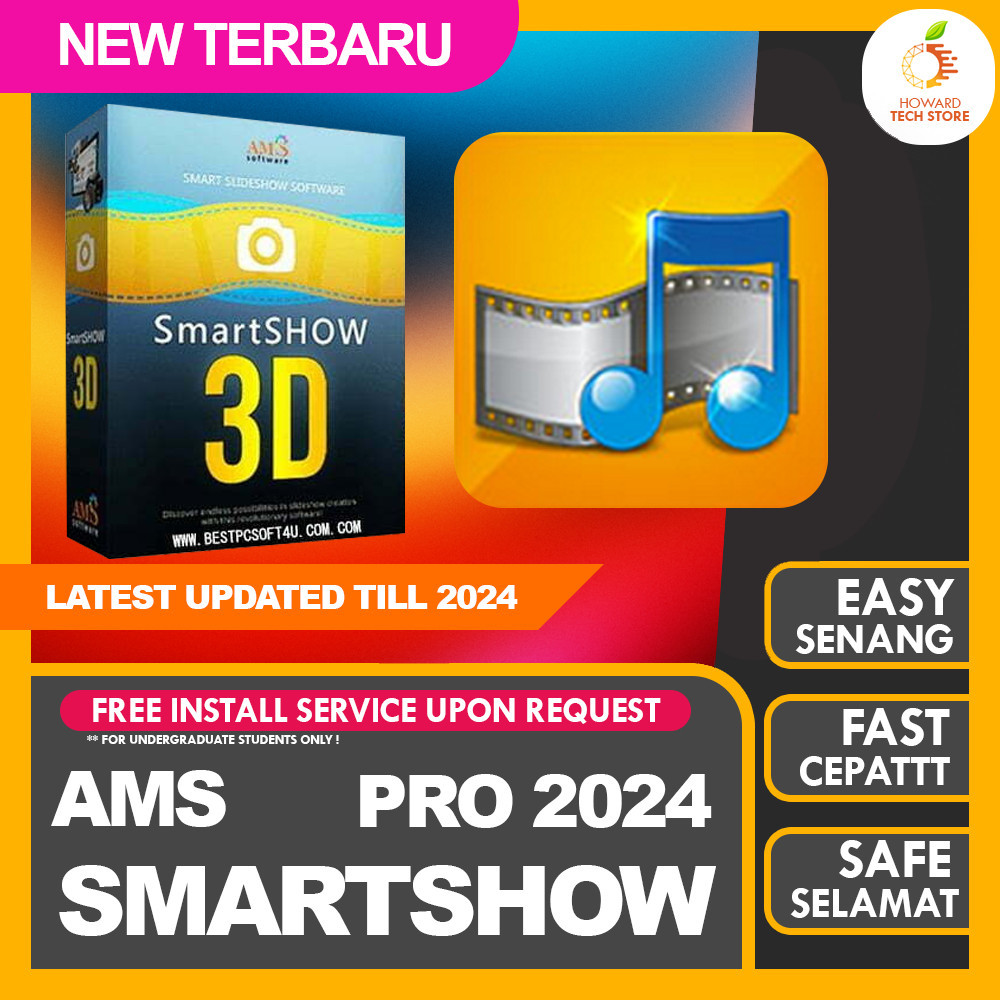 AMS Software SmartSHOW 3D Deluxe 17.0💯 EASY INSTALL 💯 LIFETIME PREMIUM 💯 FAST DELIVERY 💯 SAFE ...