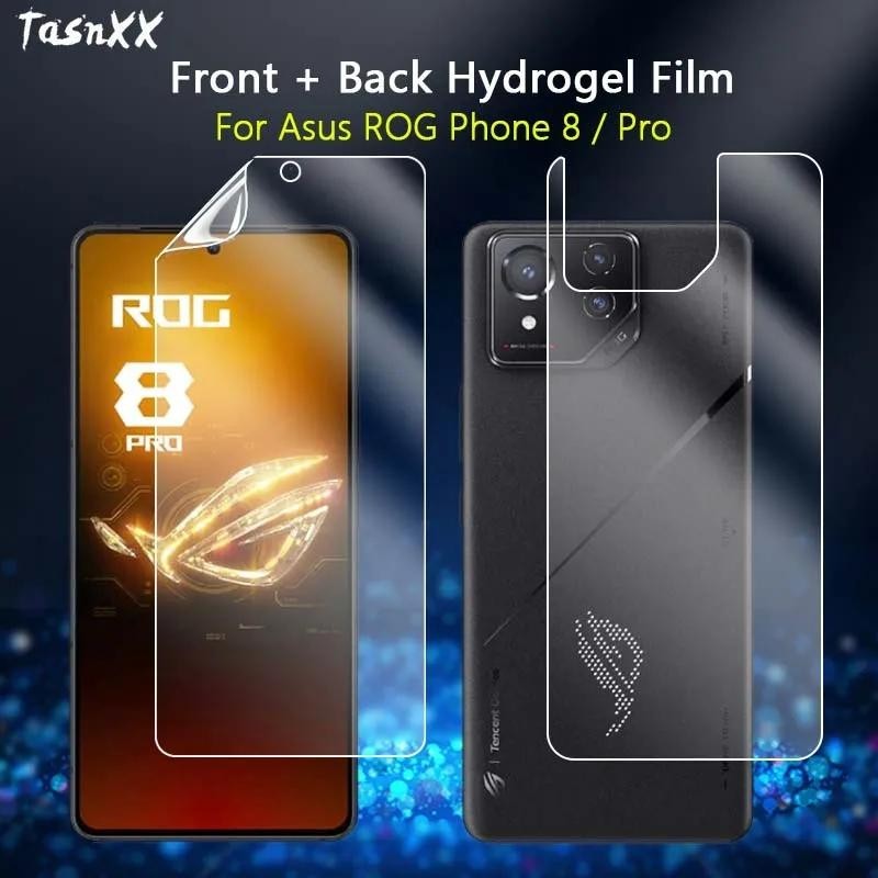 2 in 1 Front / Back Screen Protector For Asus ROG Phone 8 Pro Ultra ...