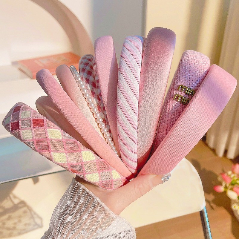 Korean Fashion New Versatile White Pink Ins Personality Face Wash ...