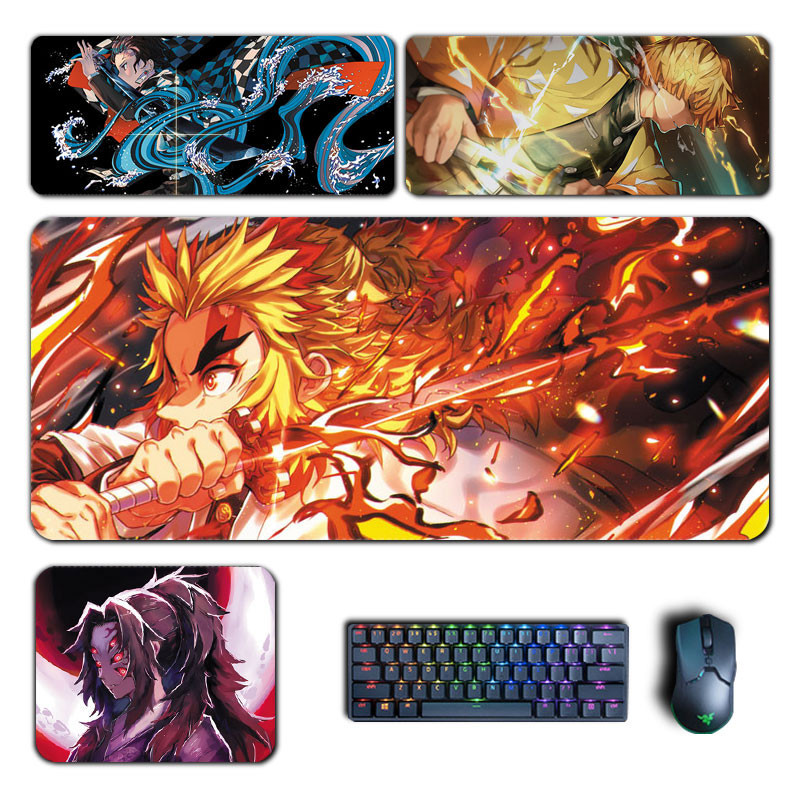 Anime Demon Slayer Mouse Pads Nezuko Tanjiro Kyoujurou Mousepads ...