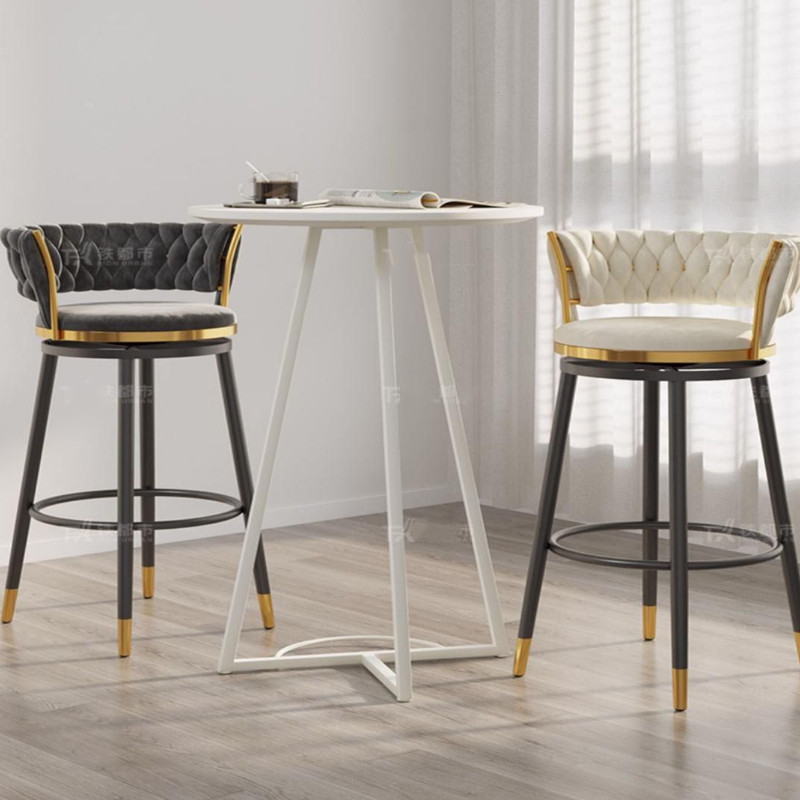 Rotating Bar Chair Home Modern Simple Light Luxury Cashier Counter Bar ...