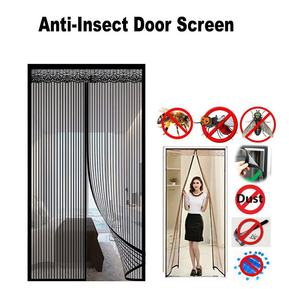 Magnetic Mosquito Net Door Anti Mosquito Insect Magnet Automatically ...