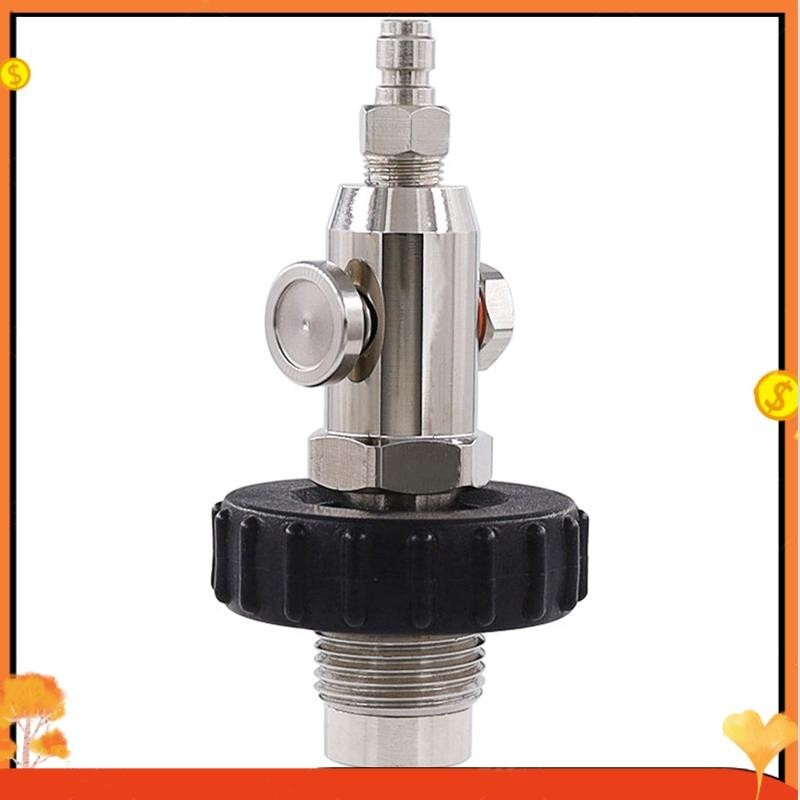 PCP Stainless Steel Tank Fill Station Station with Quick Fitting Black ...