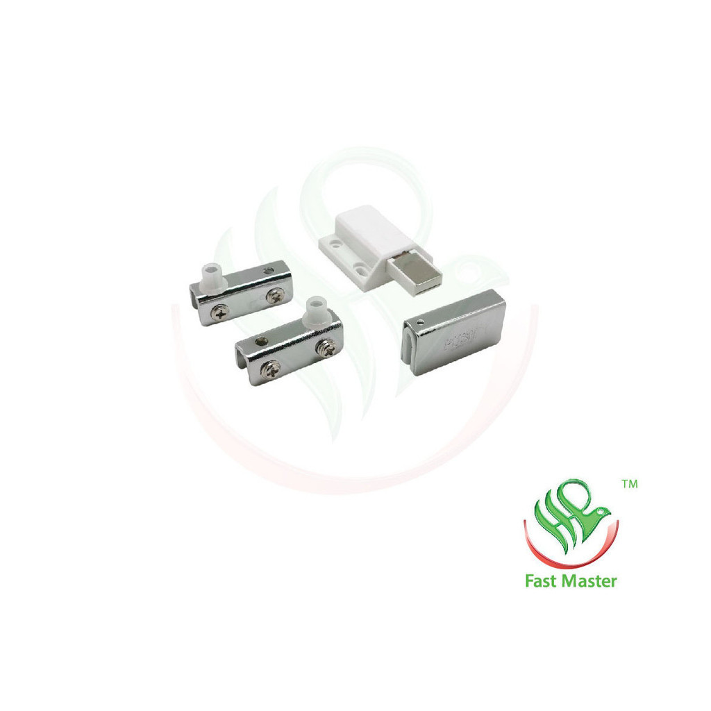 Single Square Hi-Fi Cabinet Glass Magnet Door Catch Latch Pivot Hinge ...