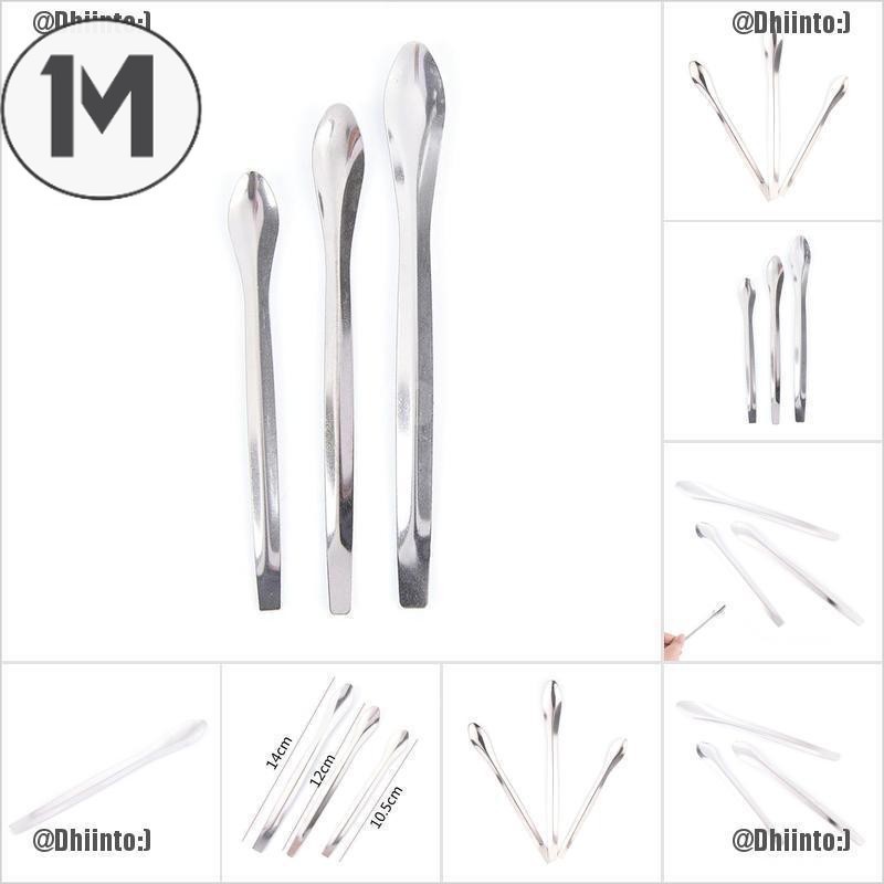 1M 3Pcs Stainless Steel Lab Spoon Scraper Dental Instruments Medical ...