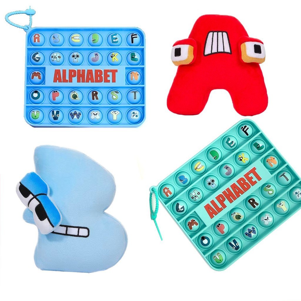 2024alphabet Lore Letter Legend Plush Doll Doll Children's Educational ...