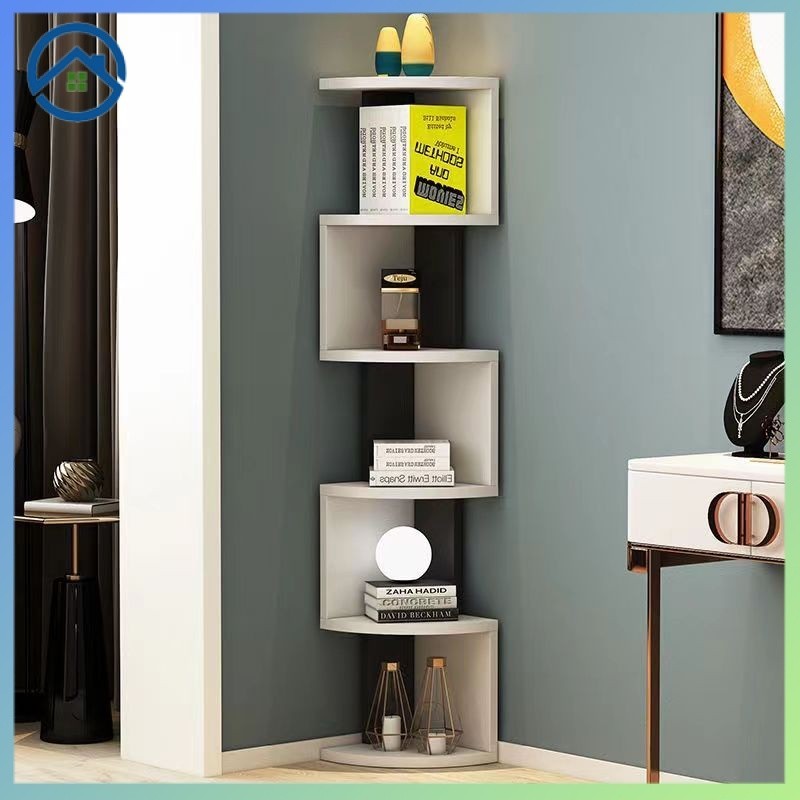 Minimalist floor to ceiling creative cabinet bookshelf irregular ...