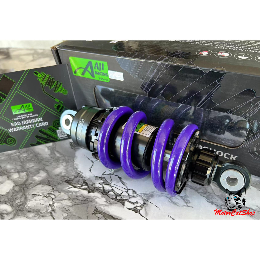 Aji Racing Monoshock Y15ZR Purple (205MM) Absorber Aji Racing Monoshock ...
