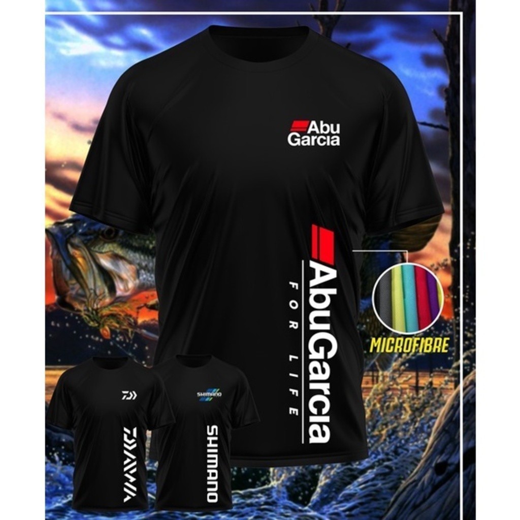 2024 fashion cool BAJU PANCING KAIN MICROFIBER (FISHING T SHIRT ...