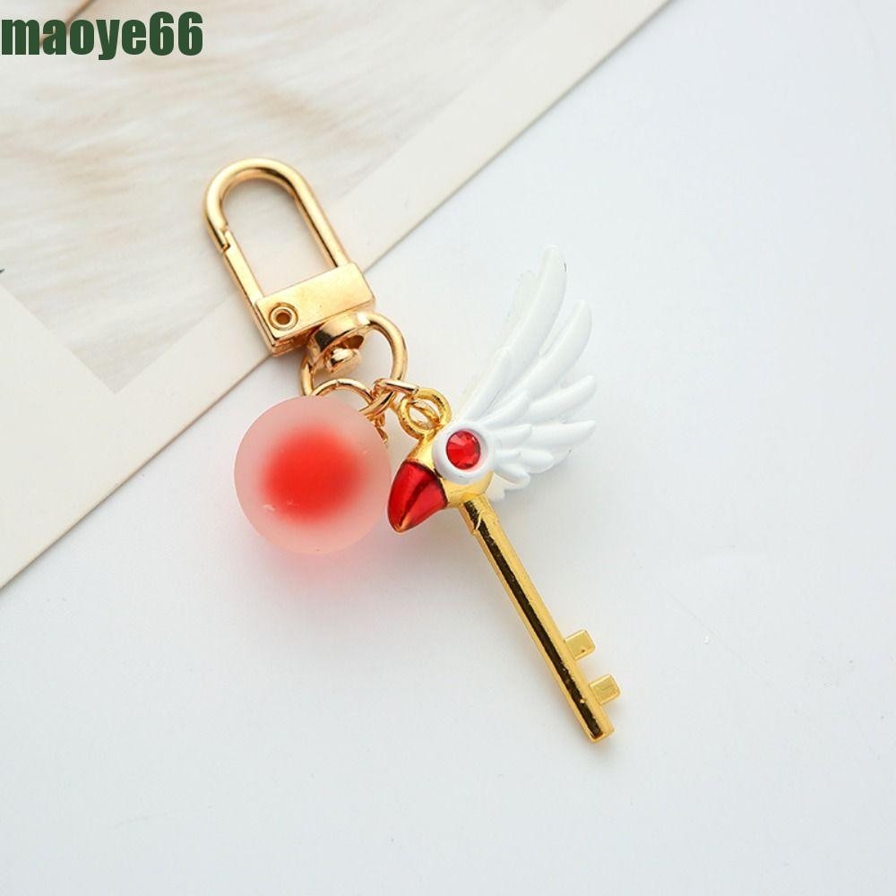 MAOYE Kinomoto Sakura Keychain, Card Captor Sakura CLAMP Cardcaptor ...