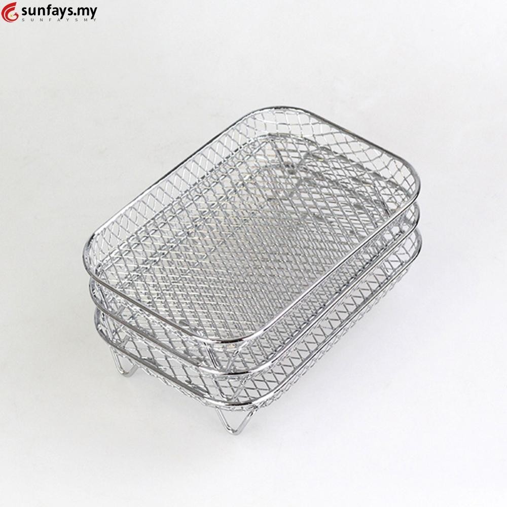 Three Layer Stainless Steel Barbecue Rack for Air Fryers and Pressure ...