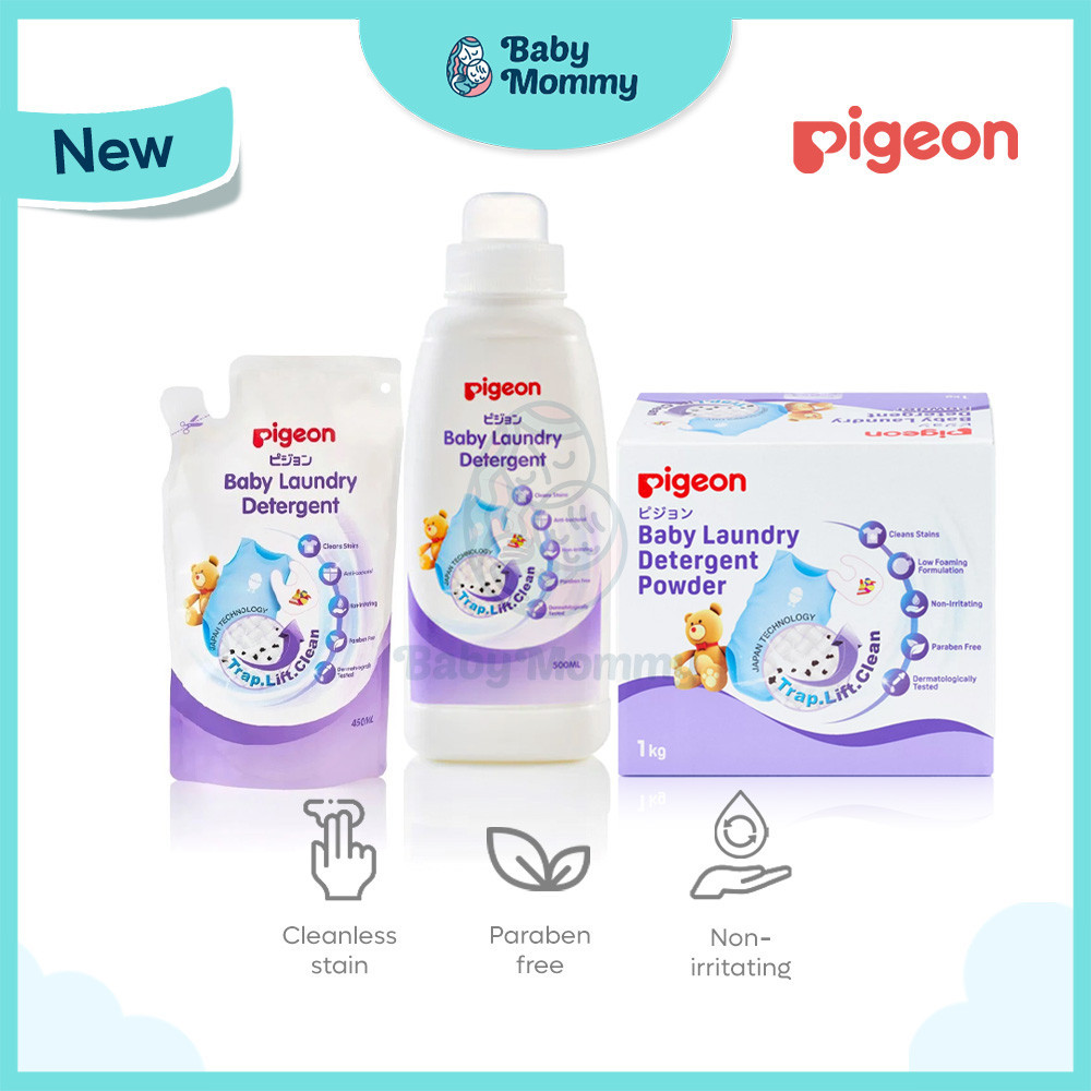 Ready Stock 100% Original Pigeon BABY LAUNDRY DETERGENT Powered ...