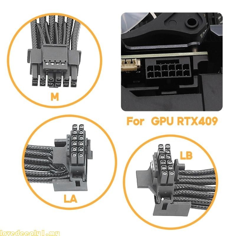 Love for GPU RTX4090 4x8-pin 3x8Pin 2x8pin PCI-e to 16-pin 12VHPWR ...