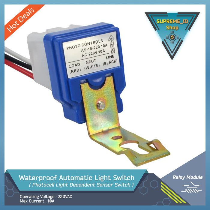 As-10 Waterproof Automatic Street Light Control Relay Switch Automatic ...