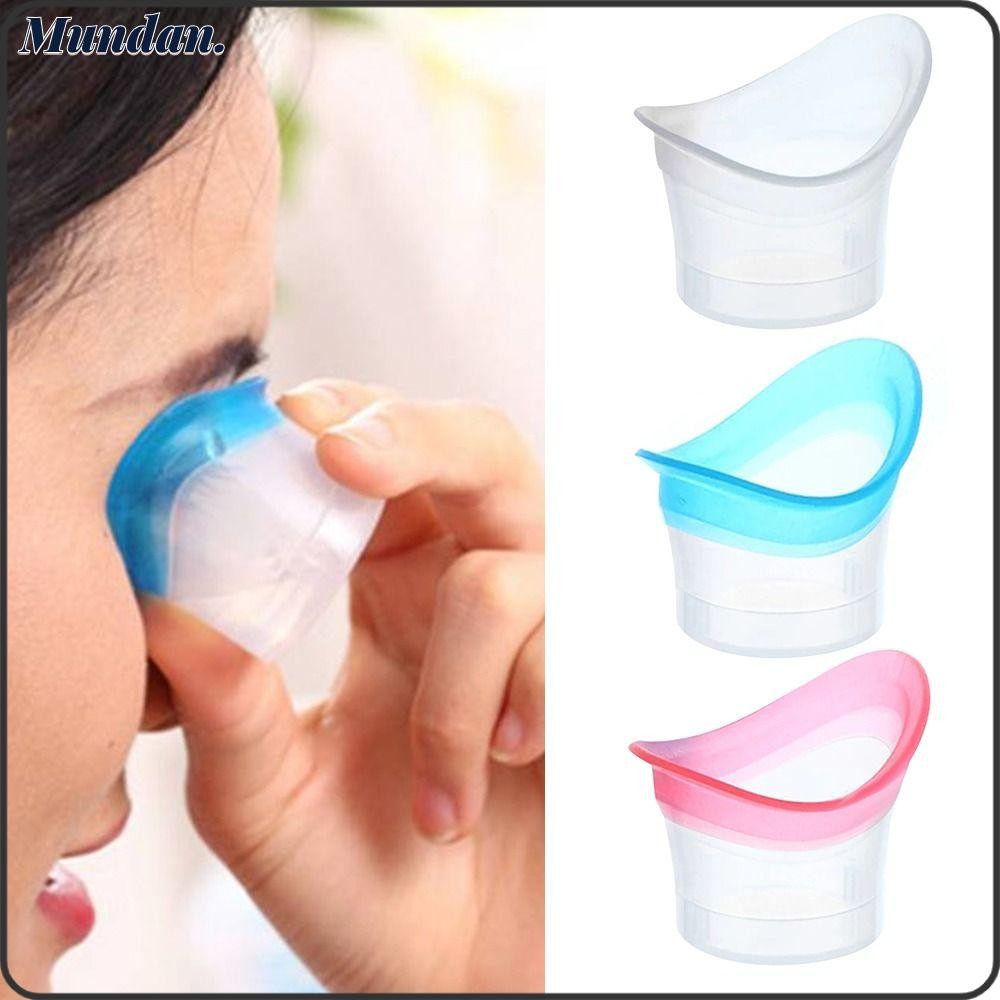 MUNDAN Eye Bath Cup, Resuable Silicone Eyewash Cup, Eye Cleaning ...