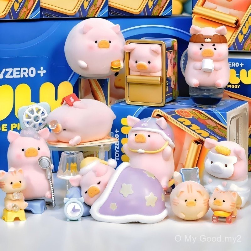 【Ready Stock】lulu猪 一代 二代 lulu pig blind box 盲盒 Teddy Toy Plush Blind ...