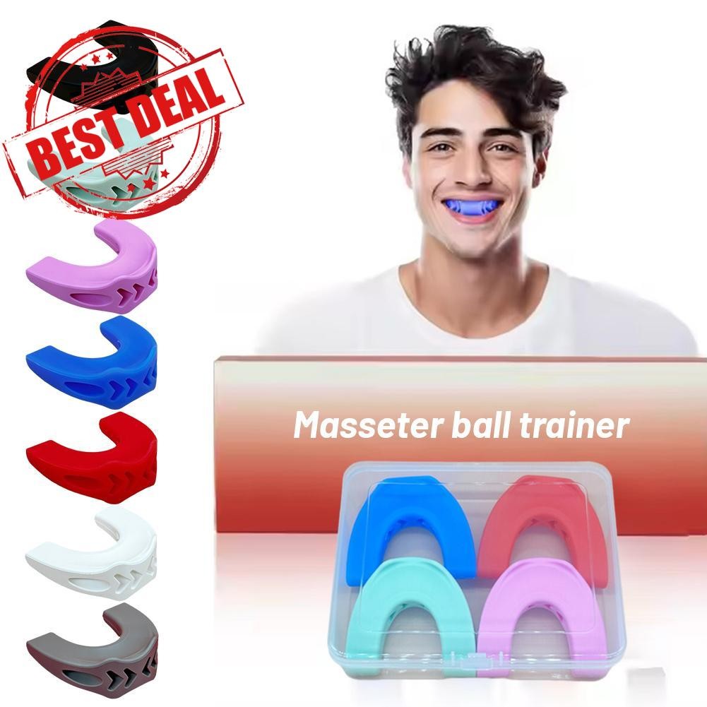 Jaw Exerciser Portable Facial Chew Bite Muscle Redefine Jawline Face ...