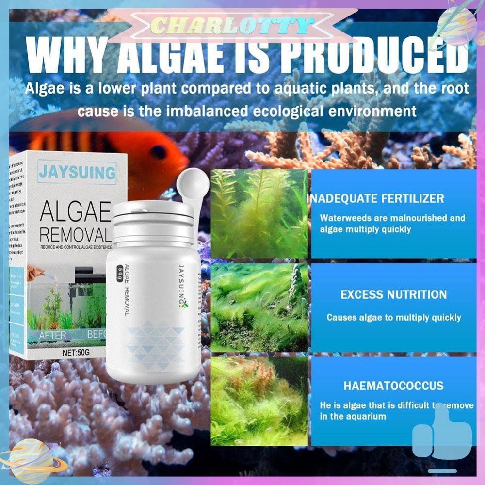 CHA Algae Repellent Agent Tank Moss Remover Aquarium Fish Tank Cleaning ...