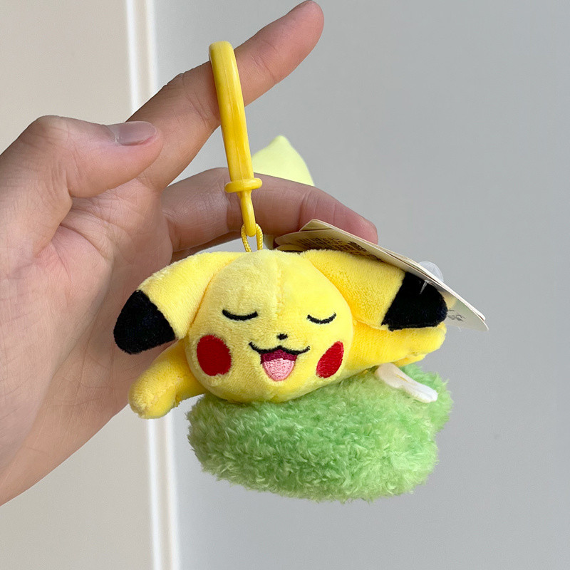 Pokémon Genuine Pikachu Plush Keychain Cartoon Cute Couple Bag Pendant ...