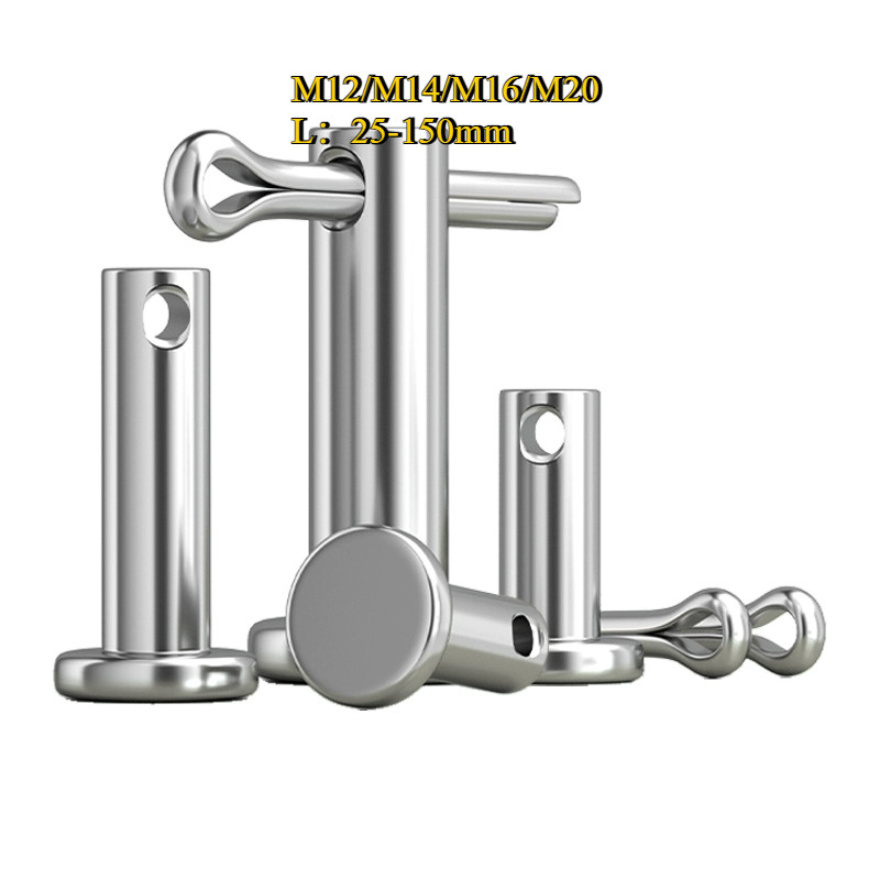 Clevis Pin T Head/Clevis Pins With Cotter Pin 304 Stainless Steel M12 ...