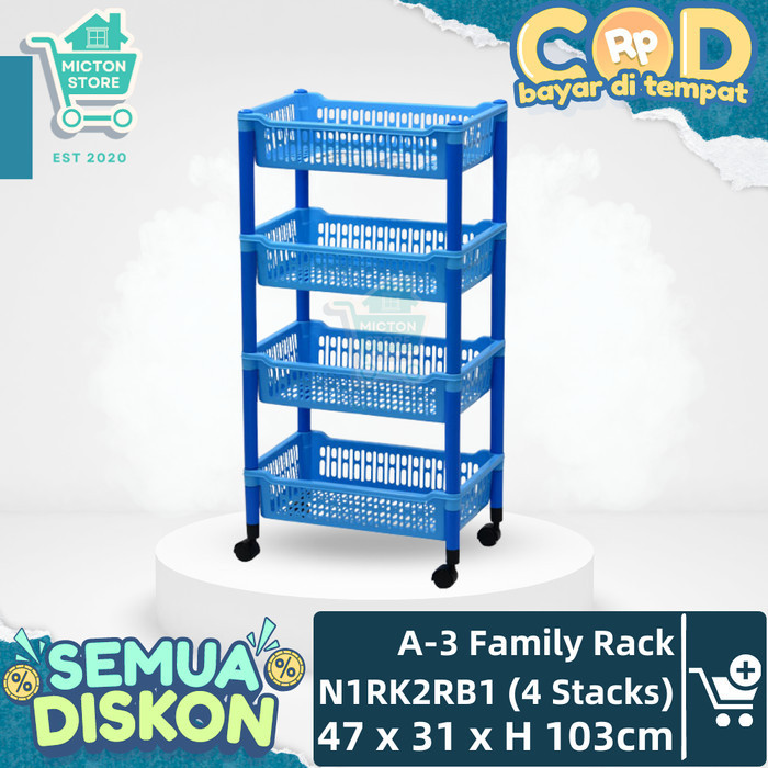 Topton LION STAR A-3 Family Rack N1RK2RB1 (4 Stacks) Wheel Stacking ...