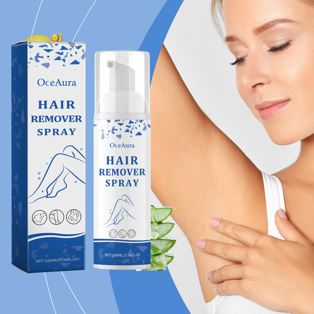 Mousse Hair Removal Spray - Gentle & Smooth Depilatory Formula with ...