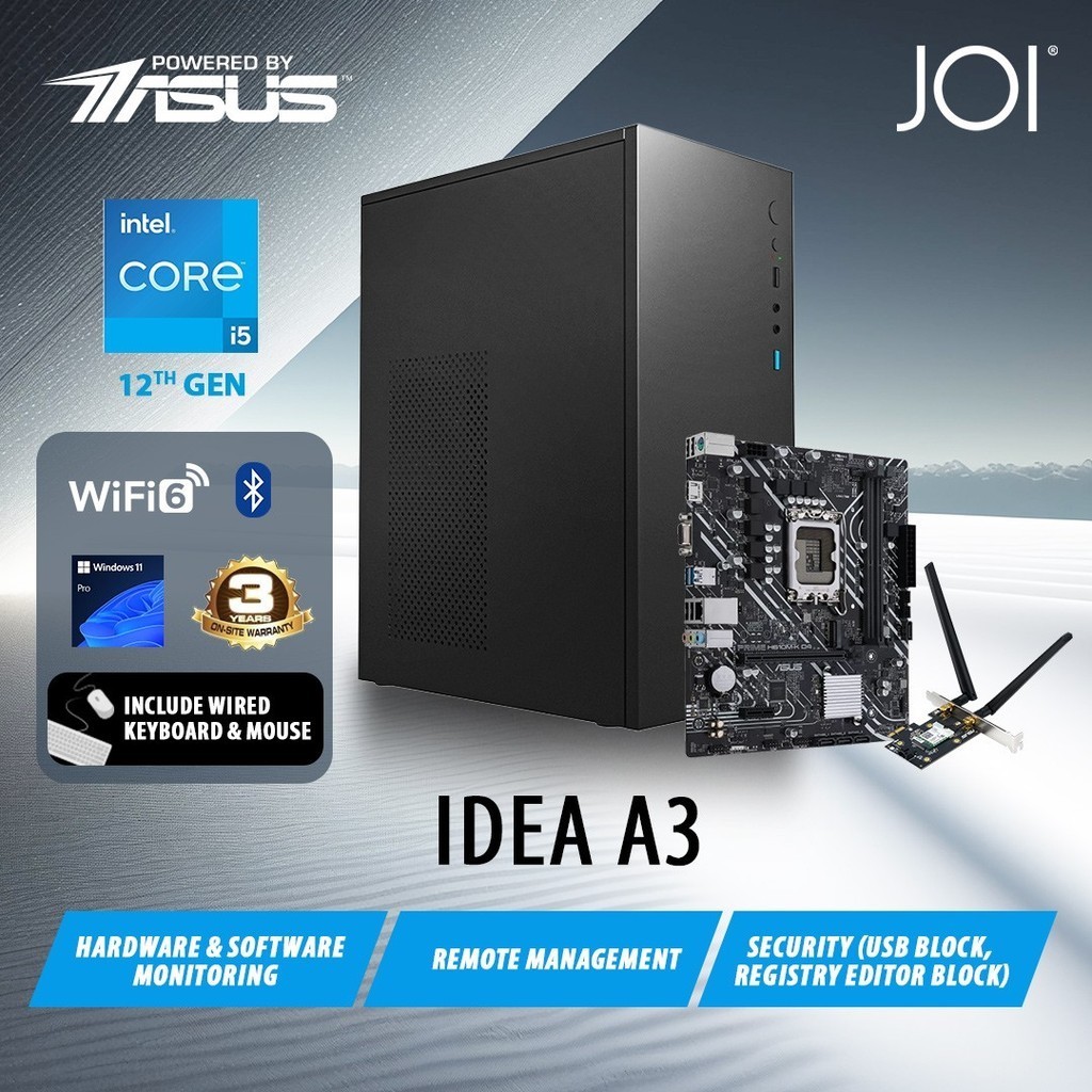 JOI POWERED BY ASUS CSM G2 ( CORE I5-12400, 8GB, 512GB, Intel, WIFI ...