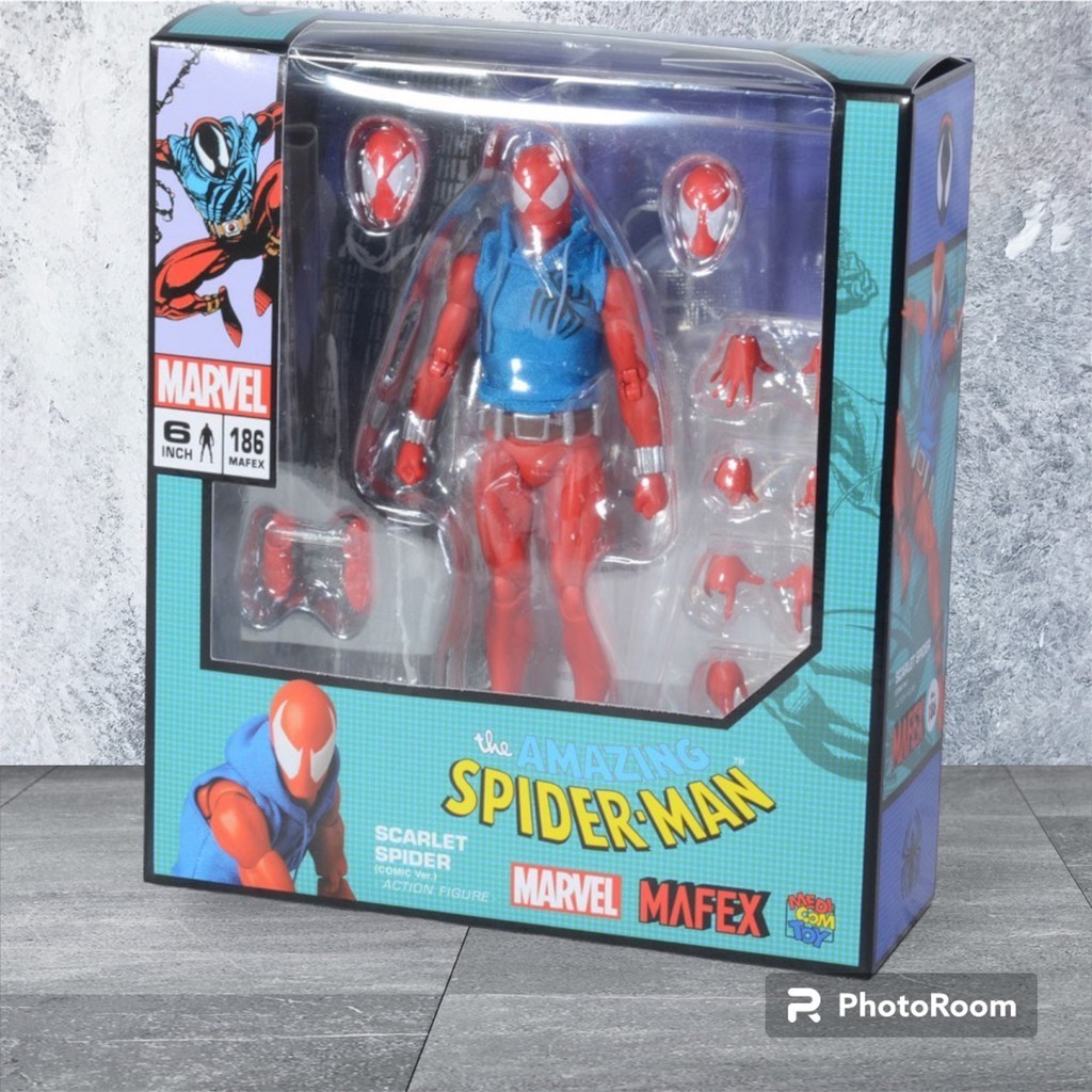 Mafex 186 Scarlet Spider (Comic Version) | Shopee Malaysia