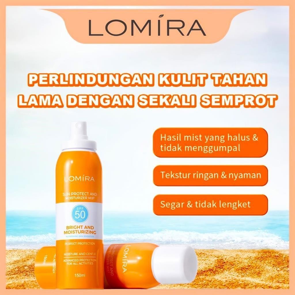 Lomira SUN PROTECT AND MOISTURIZER MIST SPF50 PA++ 150ml | Tnt Beauty ...