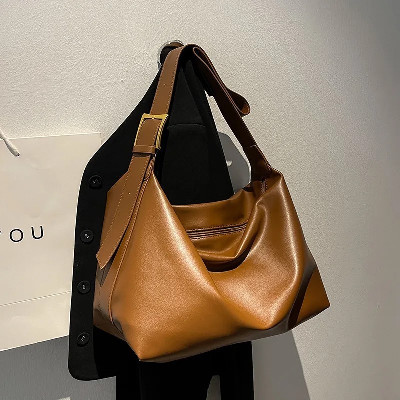 ISTOR😺SOFT LEATHER MESSENGER BAG STUDENT CROSSBODY BAG BIG MINIMALIST ...