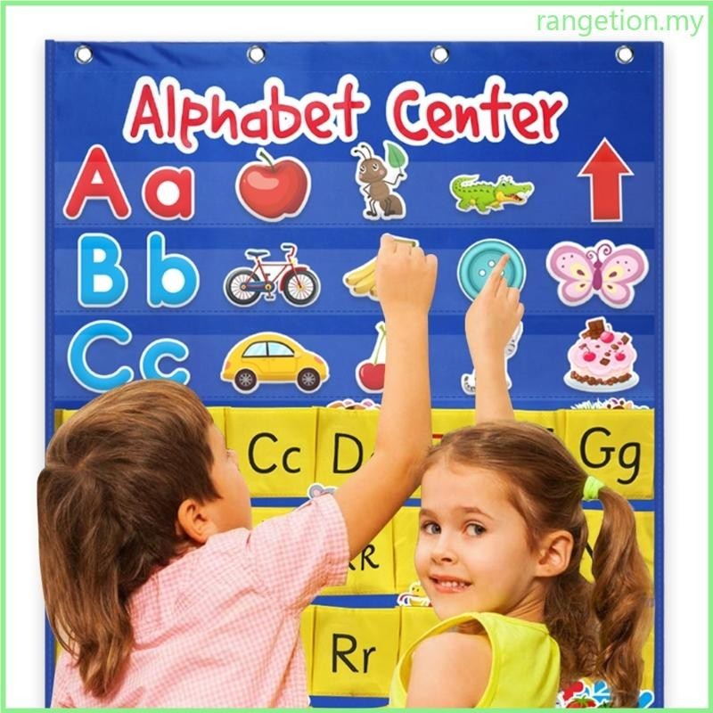 RAN Alphabets Center Pocket Chart ABCs for Children Letter and Word ...