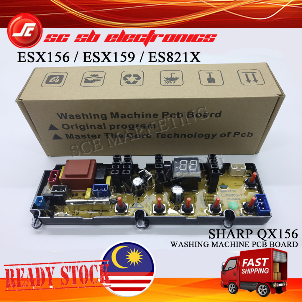 WASHING MACHINE SHARP PCB BOARD QX156 ( 2 PIN ) | Shopee Malaysia