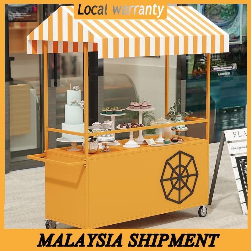 meja pasar malam Car Stall Trolley Dining Car Stall Cart Supermarket ...