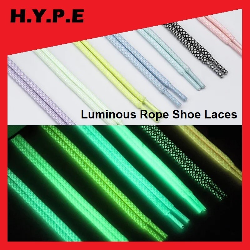 Luminous Rope Shoe laces 80/100/120cm | Shopee Malaysia