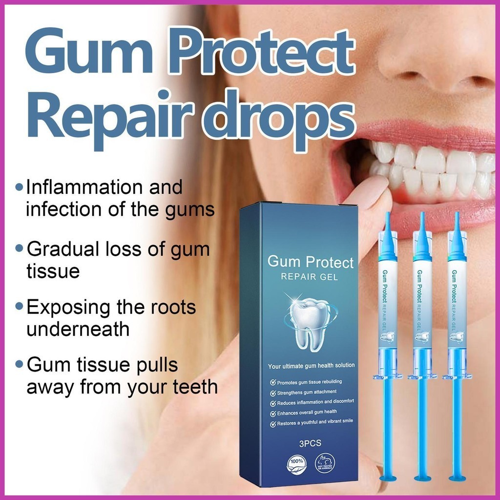 Gum Repair Solution Teeth Brightening Gel Breath Cleaner Oral Care ...