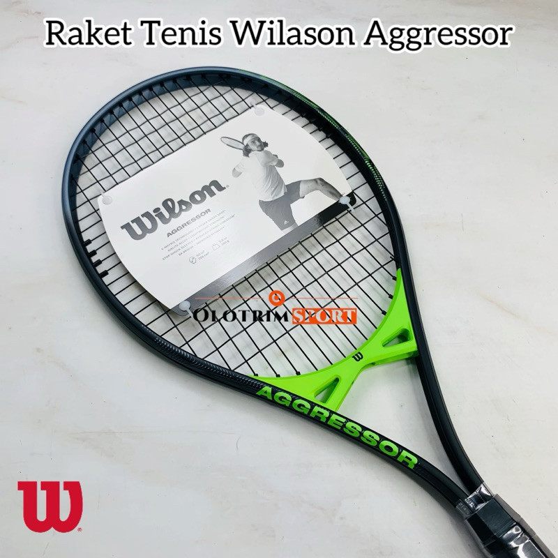 WILSON AGGRESSOR Tennis Racket 100% ORIGINAL WILSON | Shopee Malaysia