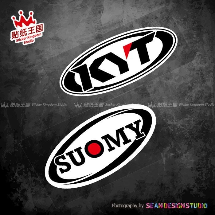 Suomy KYT Helmet Sticker Modified Motorcycle Scratch Decal Electric ...