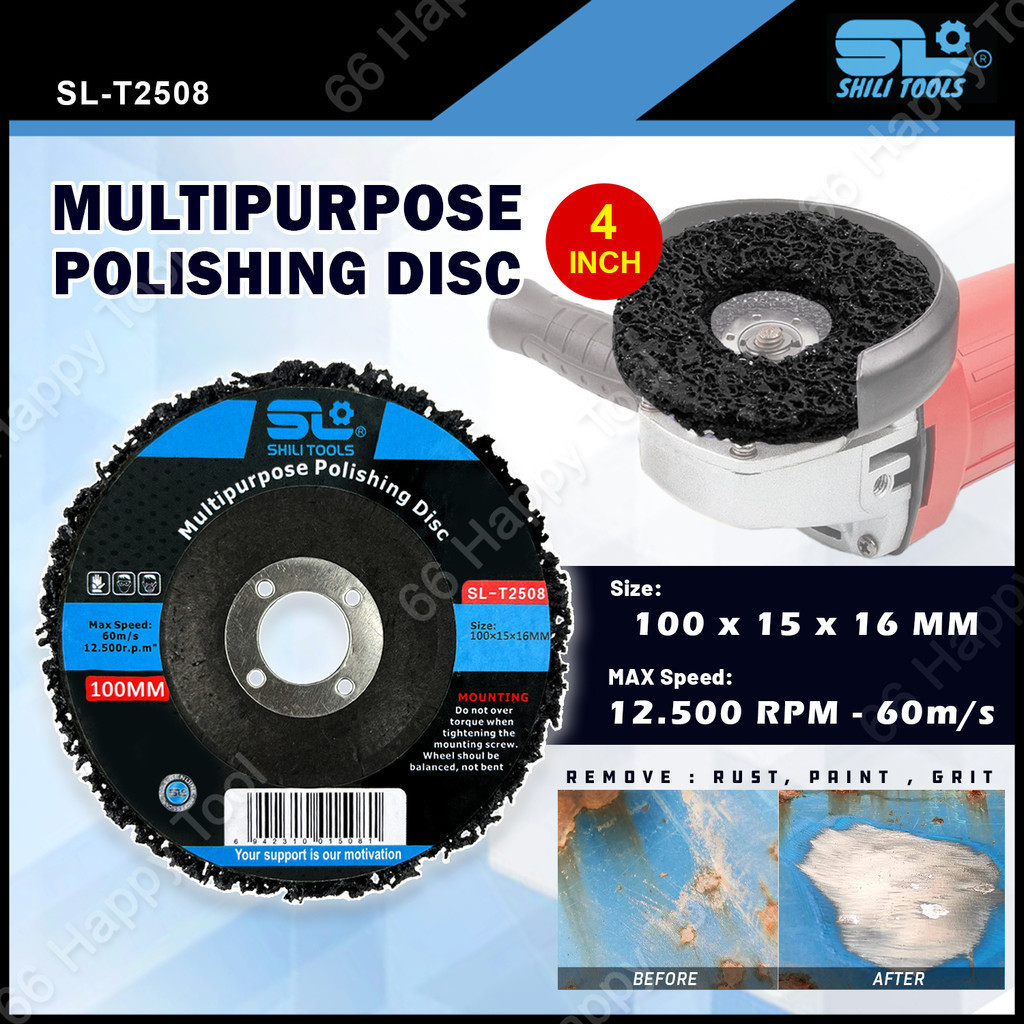 Shili Tools SL-T2508 Multipurpose Polishing Disc Wheel Paint Coating ...