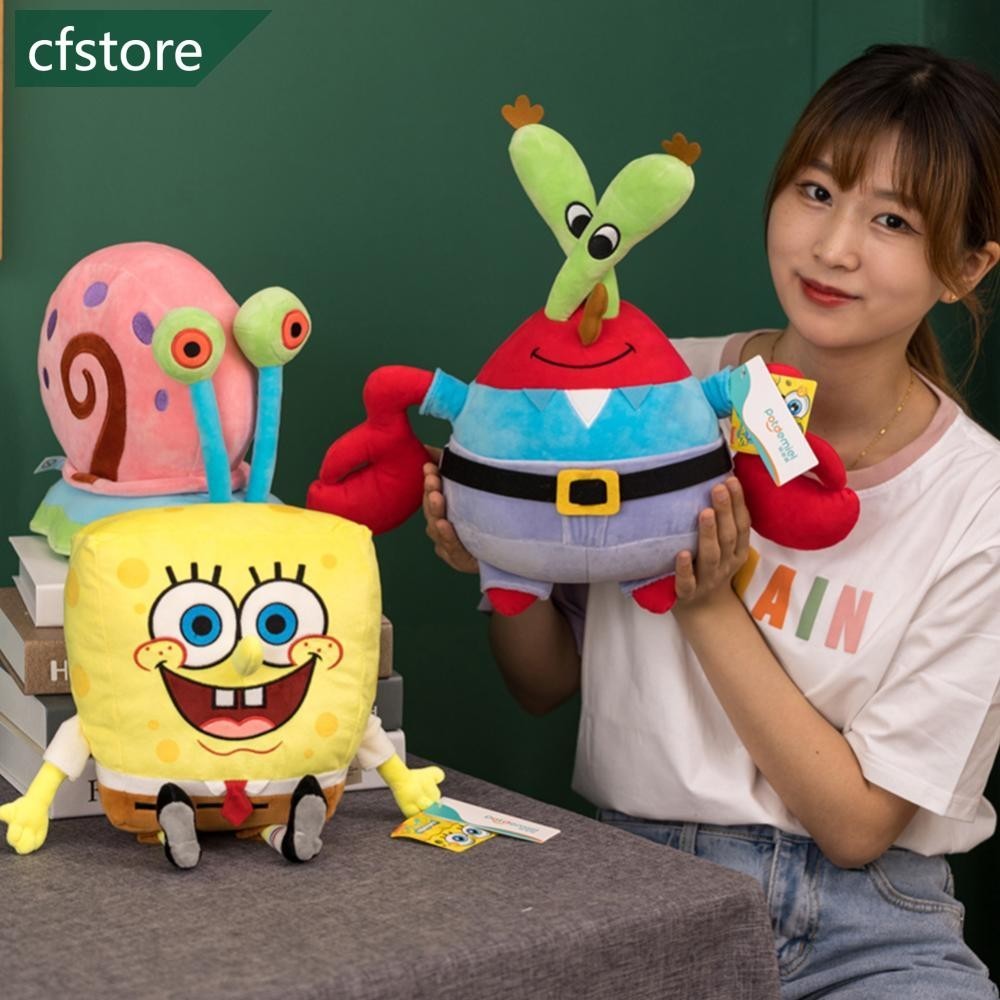 CFSTORE 40CM SpongeBob Plush Toy Doll Soft Stuffed Toy Children's ...