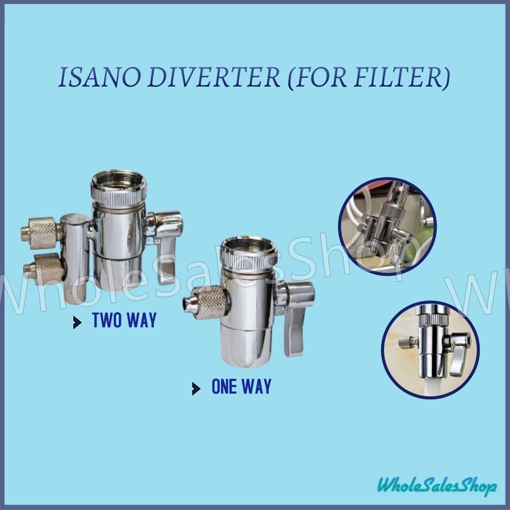 [1/4" / 3/8"] ISANO ONE WAY / TWO WAY DIVERTER FOR WATER FILTER ...