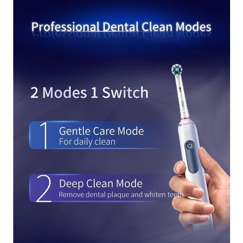 Original Oral B Pro 2000 Intelligent Electric Toothbrush 3D Sonic Cross Action Clean Smart ...