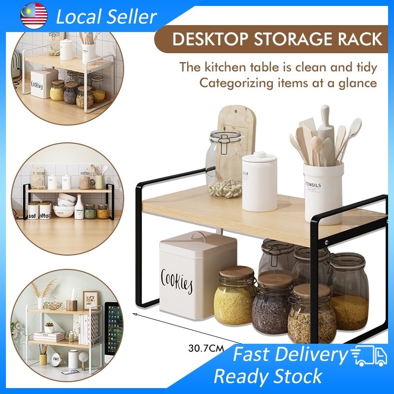 🔥CLEAR STOCK🔥Multipurpose Storage Study Table Organizer Desktop Kitchen ...