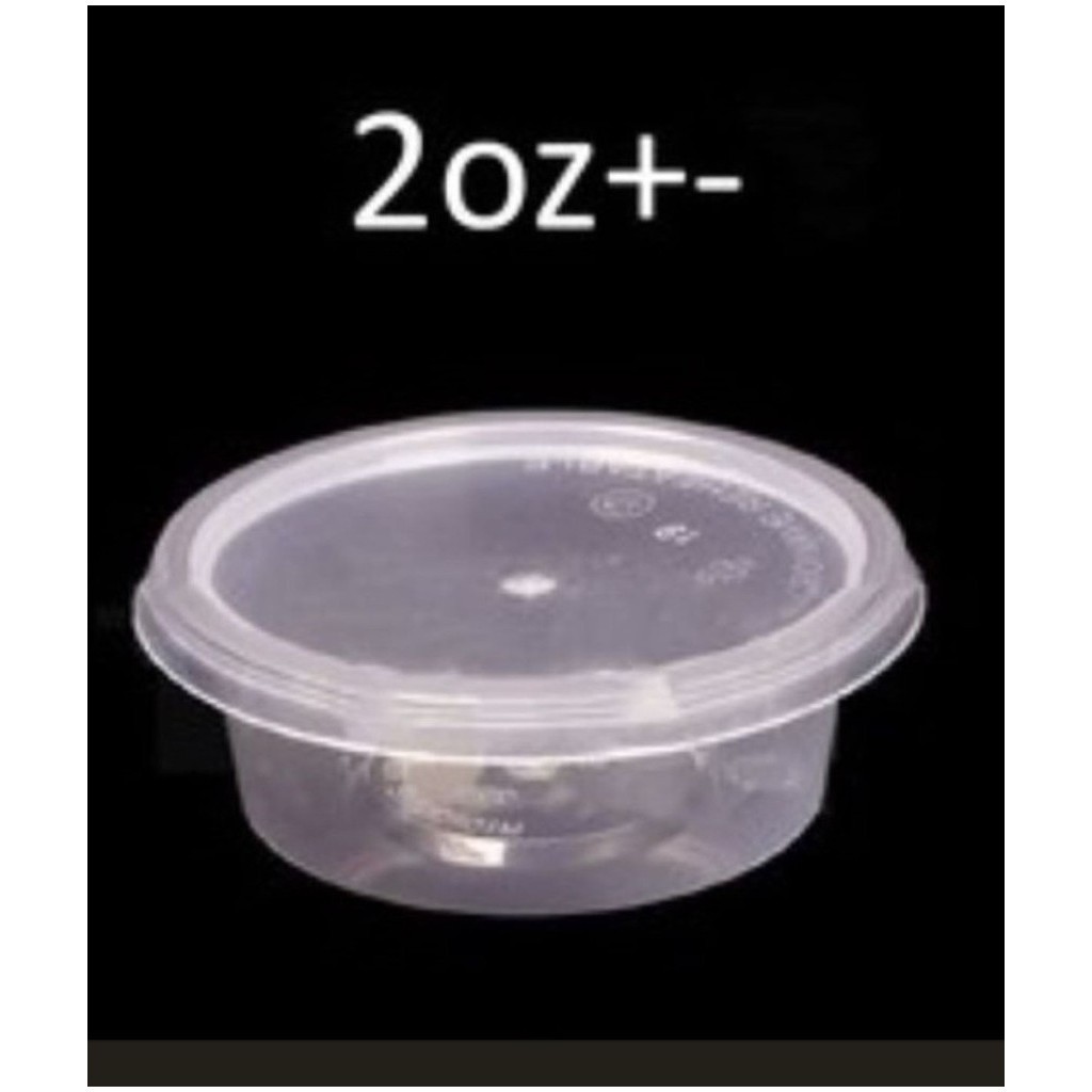 MICROWAVABLE ROUND CONTAINER & LID 2OZ (20 SETS) | Shopee Malaysia