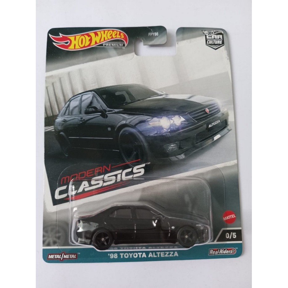 Hot Wheels 98 Toyota Altezza BLACK CHASE CAR Modern Classics 2023 ...