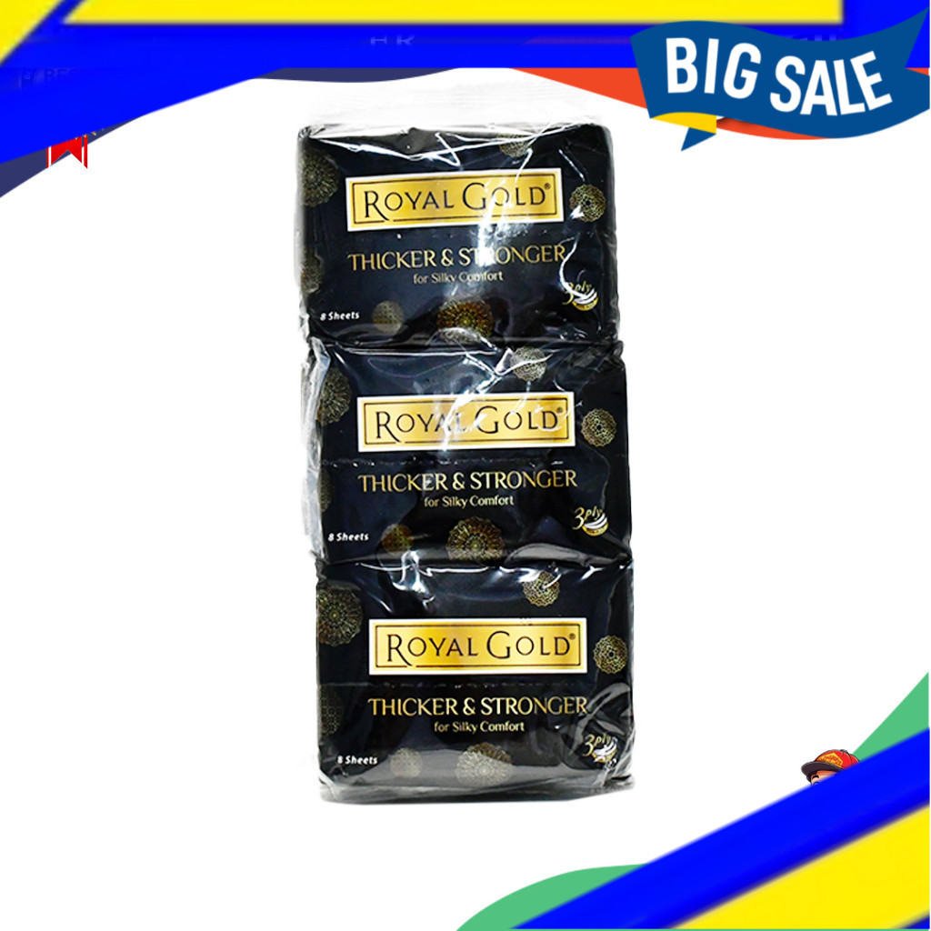 (9 packets/pack) Tisu Pocket, Tisu Mini, Tisu Royal Gold 3 Ply ...