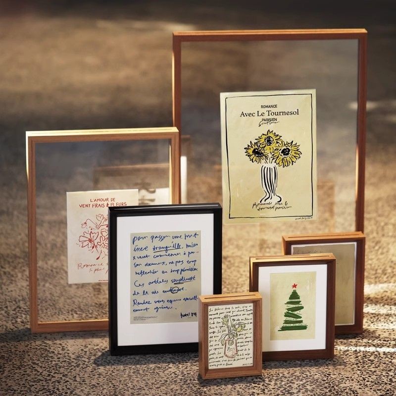 Double-sided Transparent Photo Frame Three-Dimensional Calligraphy ...