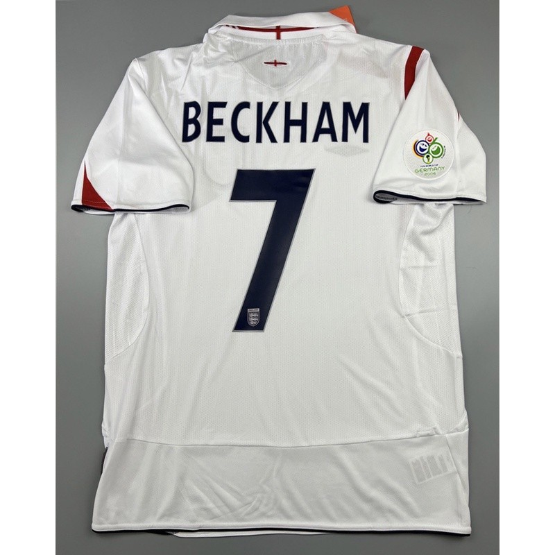 Retro England home jersey, 2006 Beckham World Cup retro classic ...